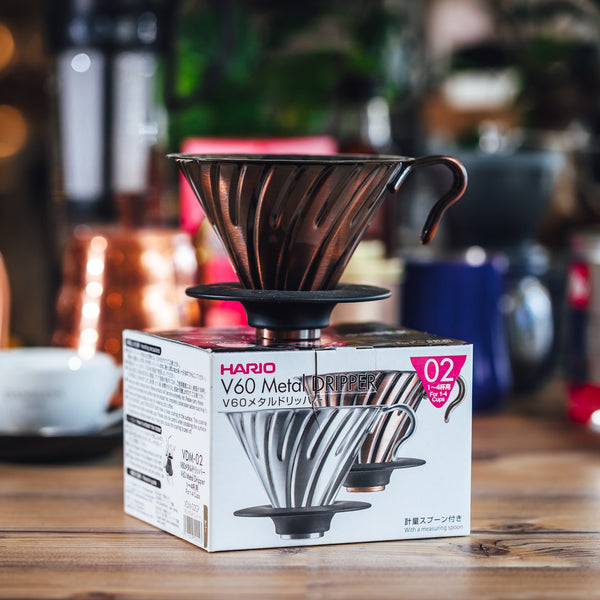V60 coffee dripper, copper – I love coffee