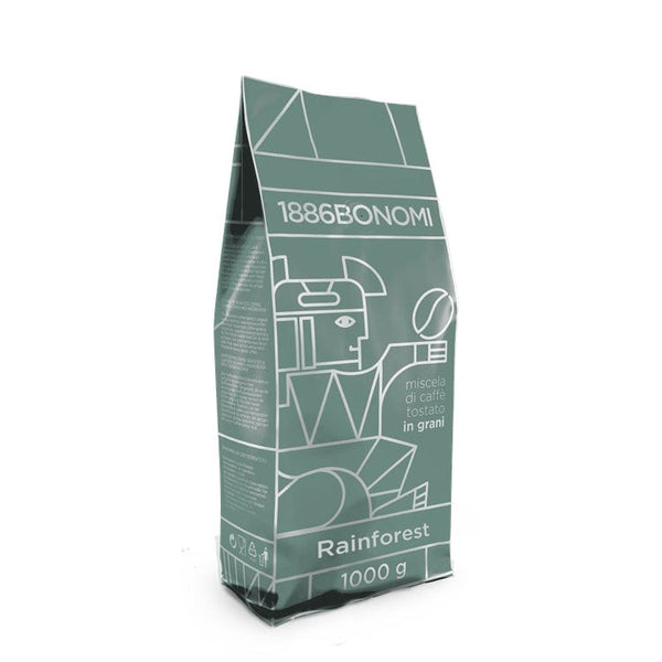 Coffee beans Bonomi, Rainforest, 1kg – I love coffee