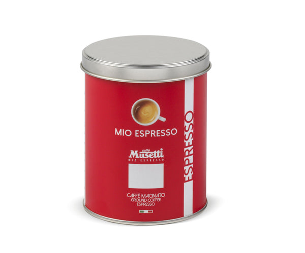 Ground coffee Musetti MIO Espresso, tin 250g – I love coffee