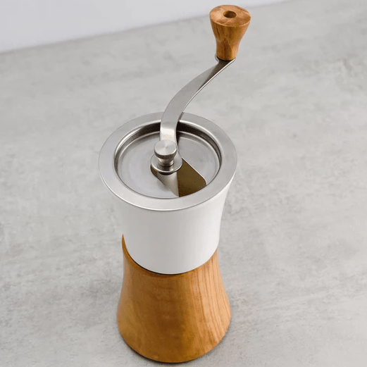 Hario ceramic olivewood hand grinder – I love coffee